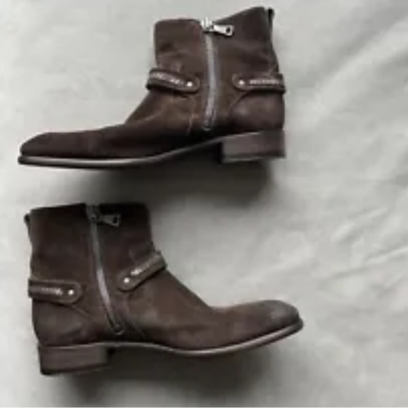 John Varvatos | Shoes | Mens John Varvatos Eldridge Harness Suede Boot ...